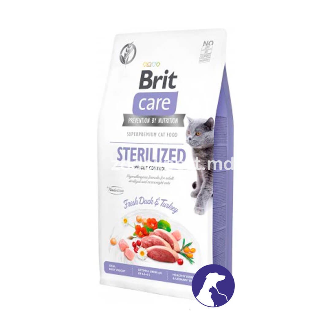 Brit Care GF Sterilized Weight Control Hrană uscată pentru pisici ...