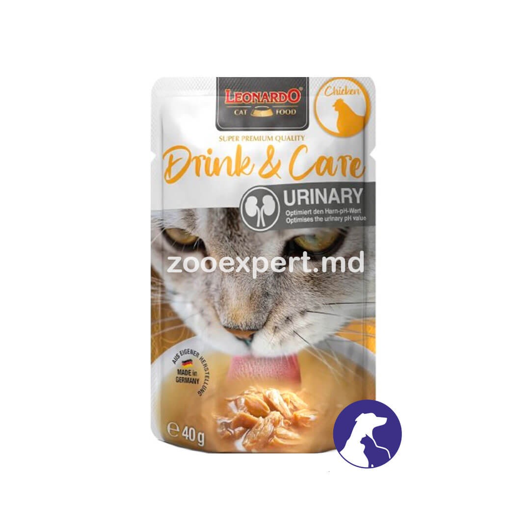 Leonardo Drink & Care Urinary - bulion conservat pentru pisici | ZooExpert